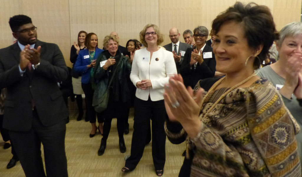 Kresge, community partners say thank you as Laura Trudeau retires ...