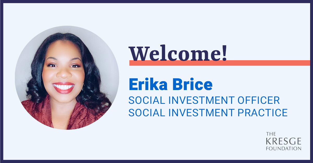 Mission, Money & Markets: Q&A with new Social Investment Officer Erika ...